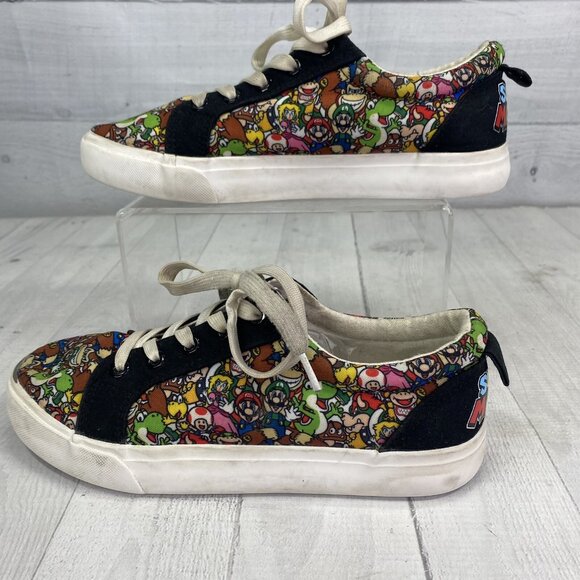 Nintendo | Shoes | Nintendo 222 Ground Up Super Mario Game Over Canvas ...